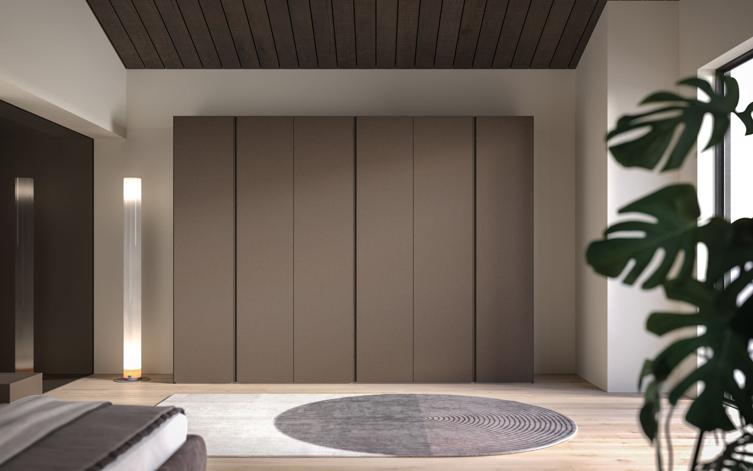 Armadio battente con anta Gola composizione Night 11 - Armadi battenti, Vertigo armadi sistema ...