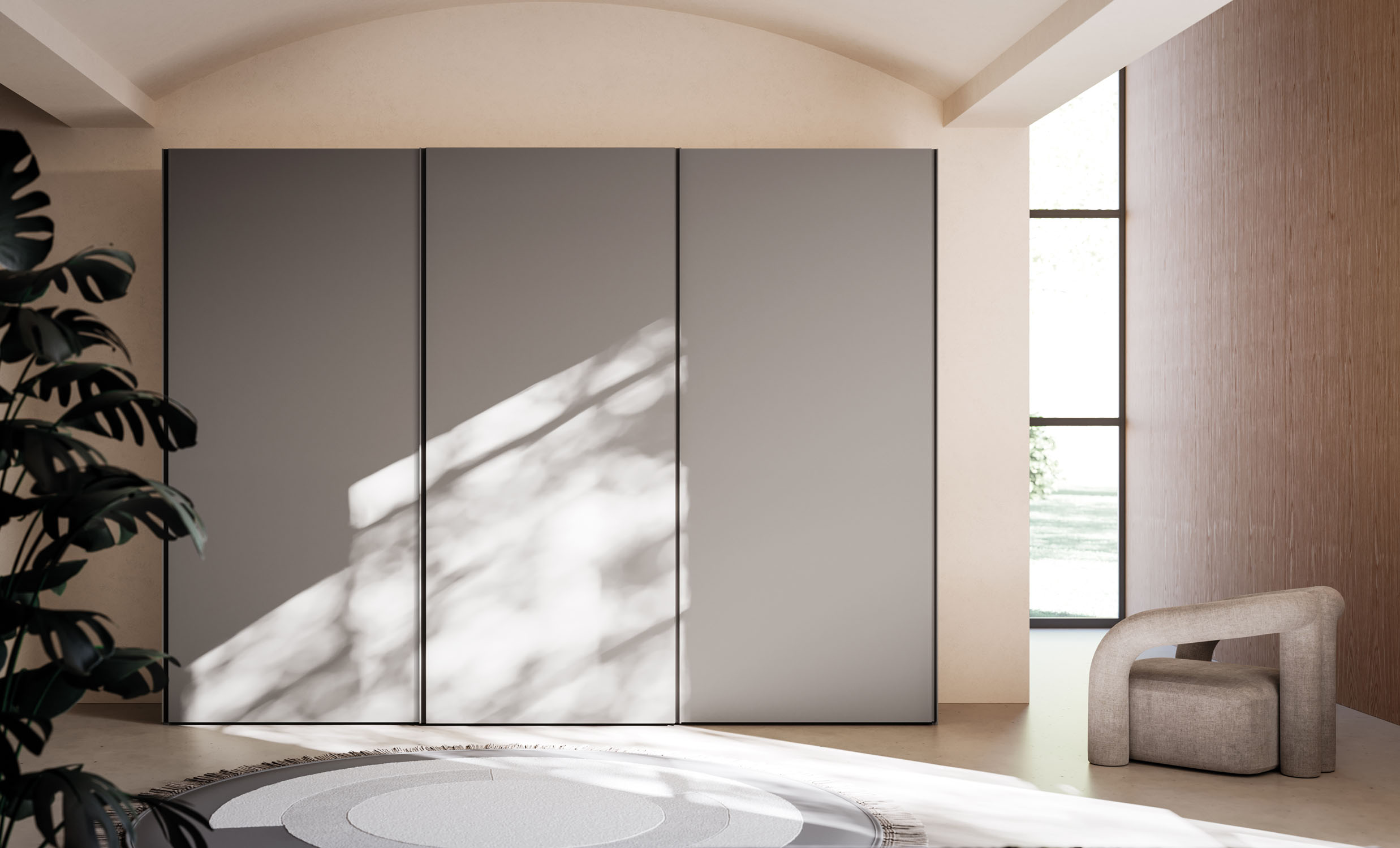 Armadio scorrevole con anta Gola composizione Night 24 - Armadi scorrevoli, Vertigo armadi ...