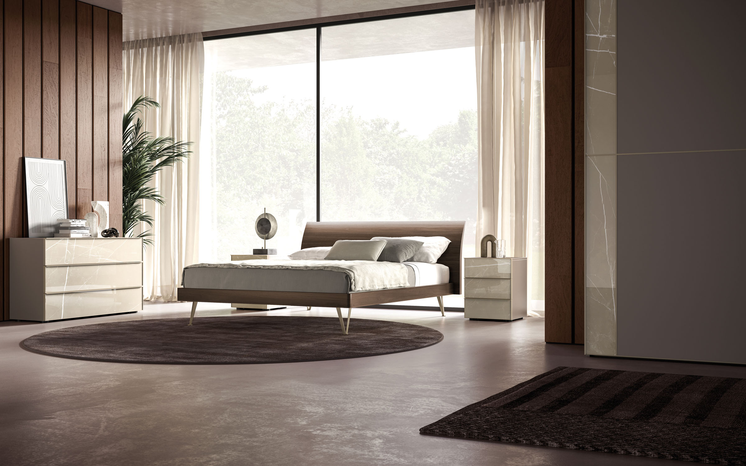 Loge composition Night 34 - Wooden beds, Night collection - Orme