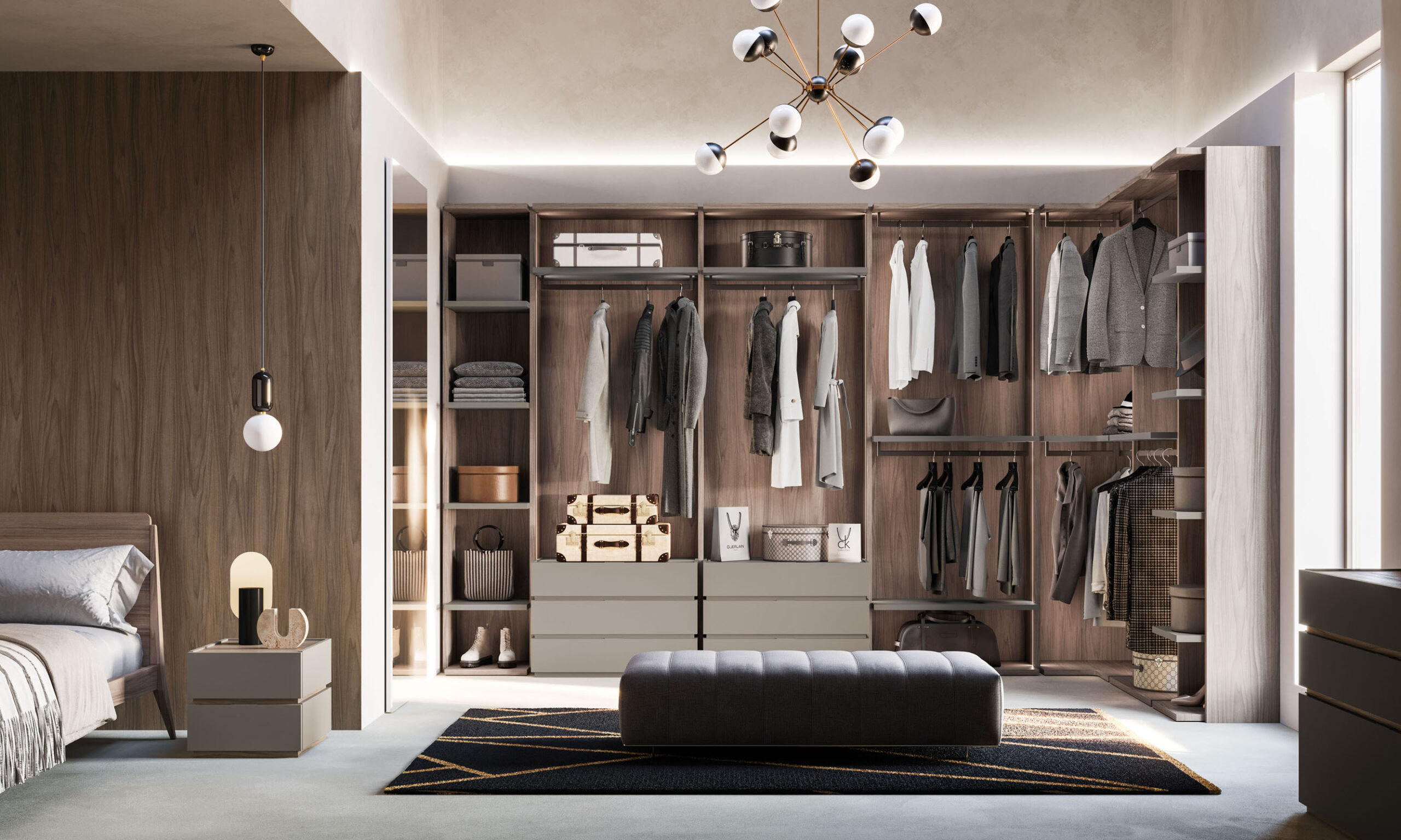 Cabina armadio Flexi composizione 04 - Cabine e soluzioni speciali, Vertigo armadi sistema notte ...